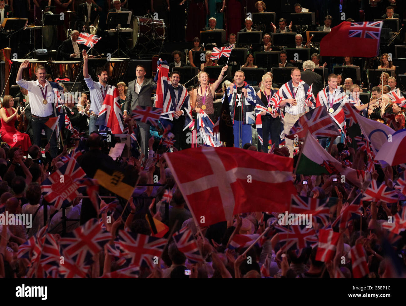 BBC Last night of the Proms Stock Photo - Alamy