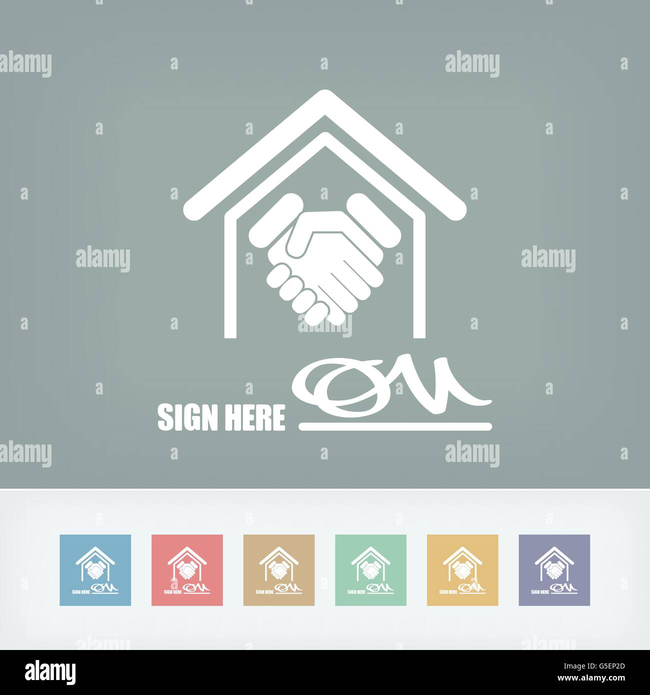 Signed document icon Stock Vector Image & Art - Alamy