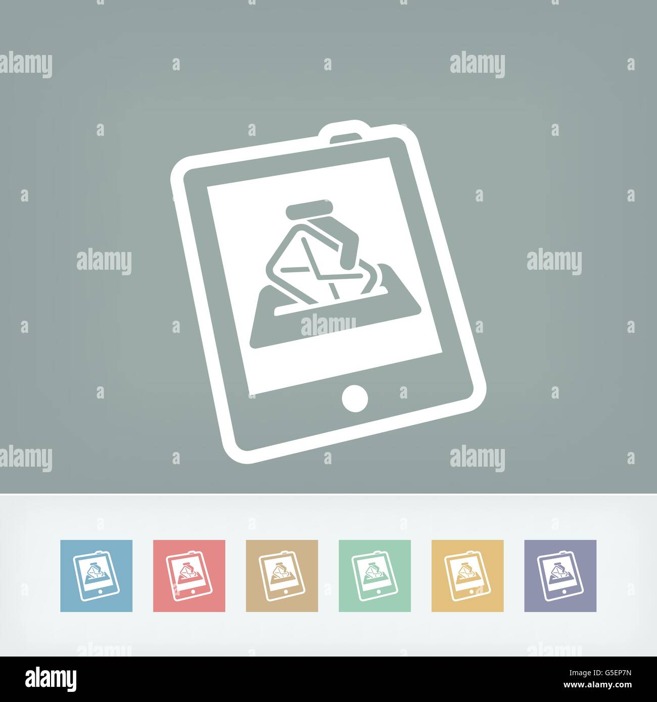 Tablet mail box Stock Vector Image & Art - Alamy