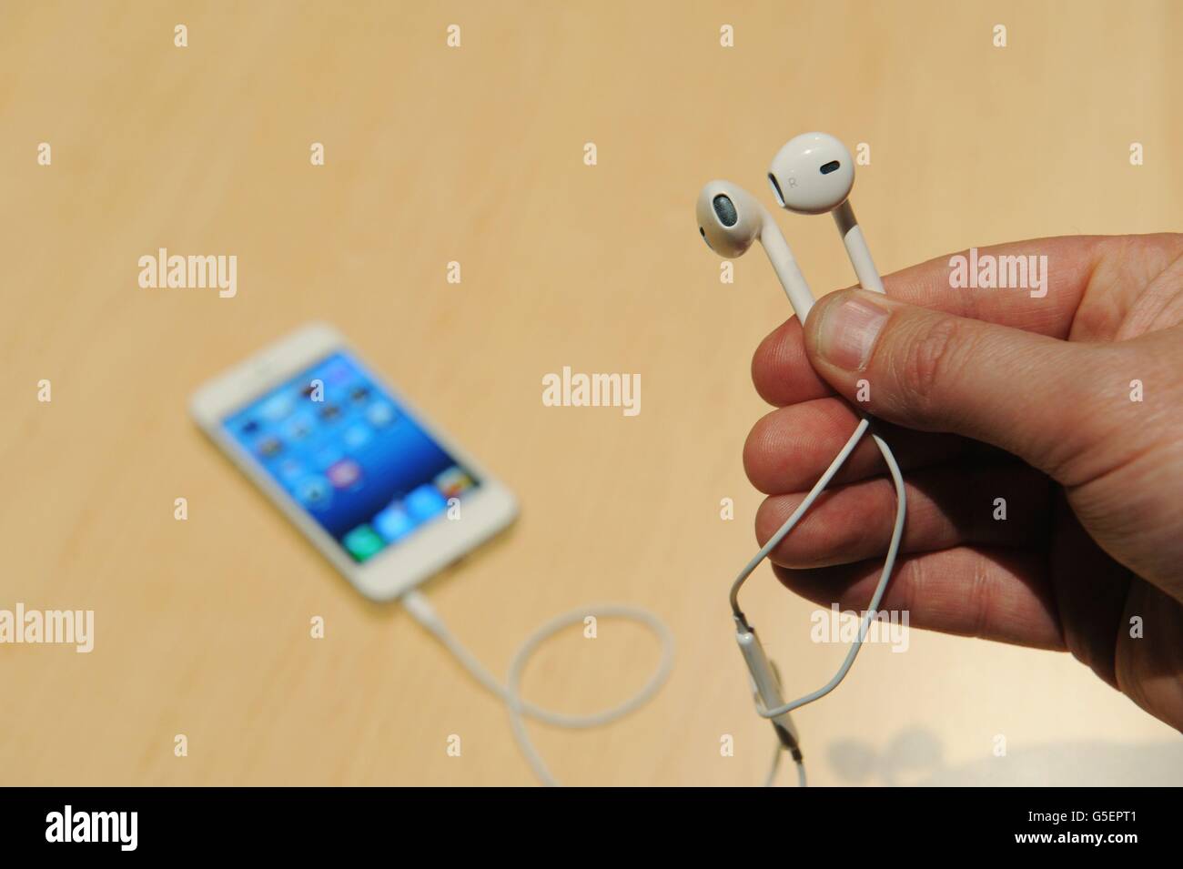 Apple unveils new iPhone model Stock Photo - Alamy