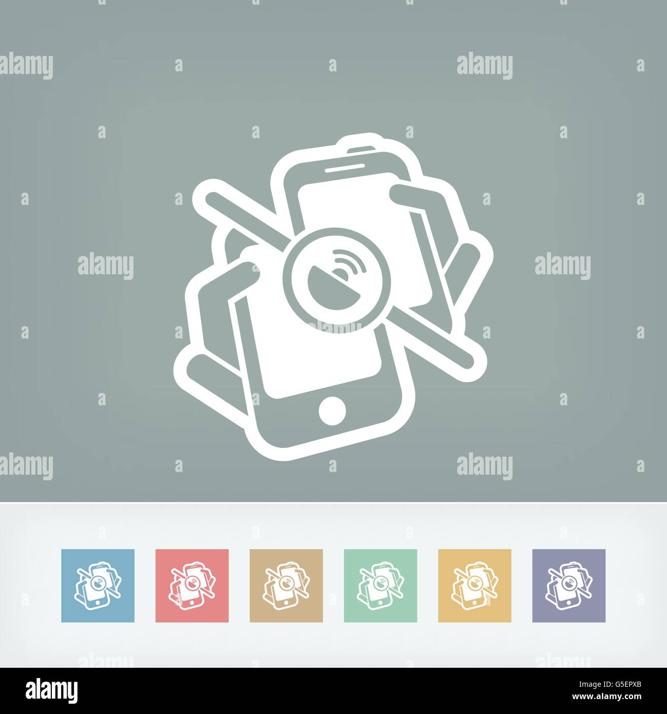 Mobile connection icon Stock Vector Image & Art - Alamy