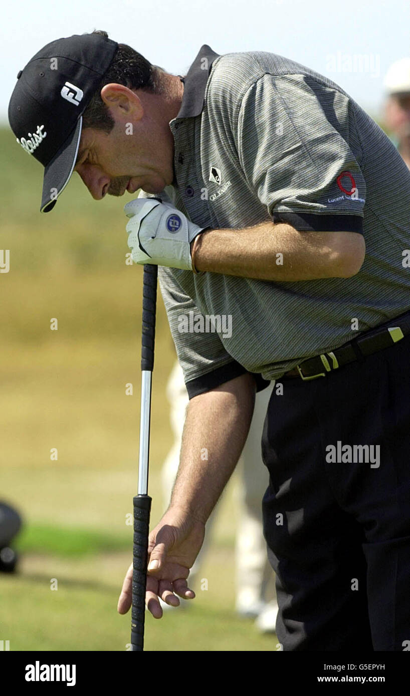Sport golf looking down golfgal sam torrance hi-res stock photography ...