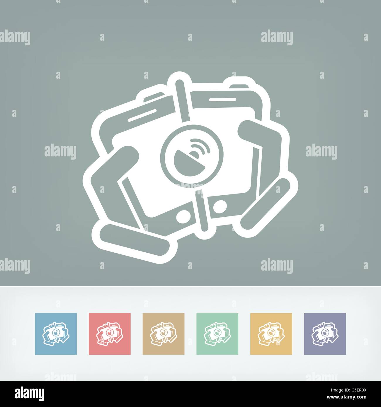 Mobile connection icon Stock Vector Image & Art - Alamy