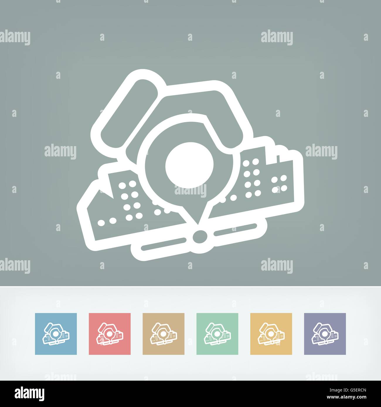 City map icon Stock Vector Image & Art - Alamy