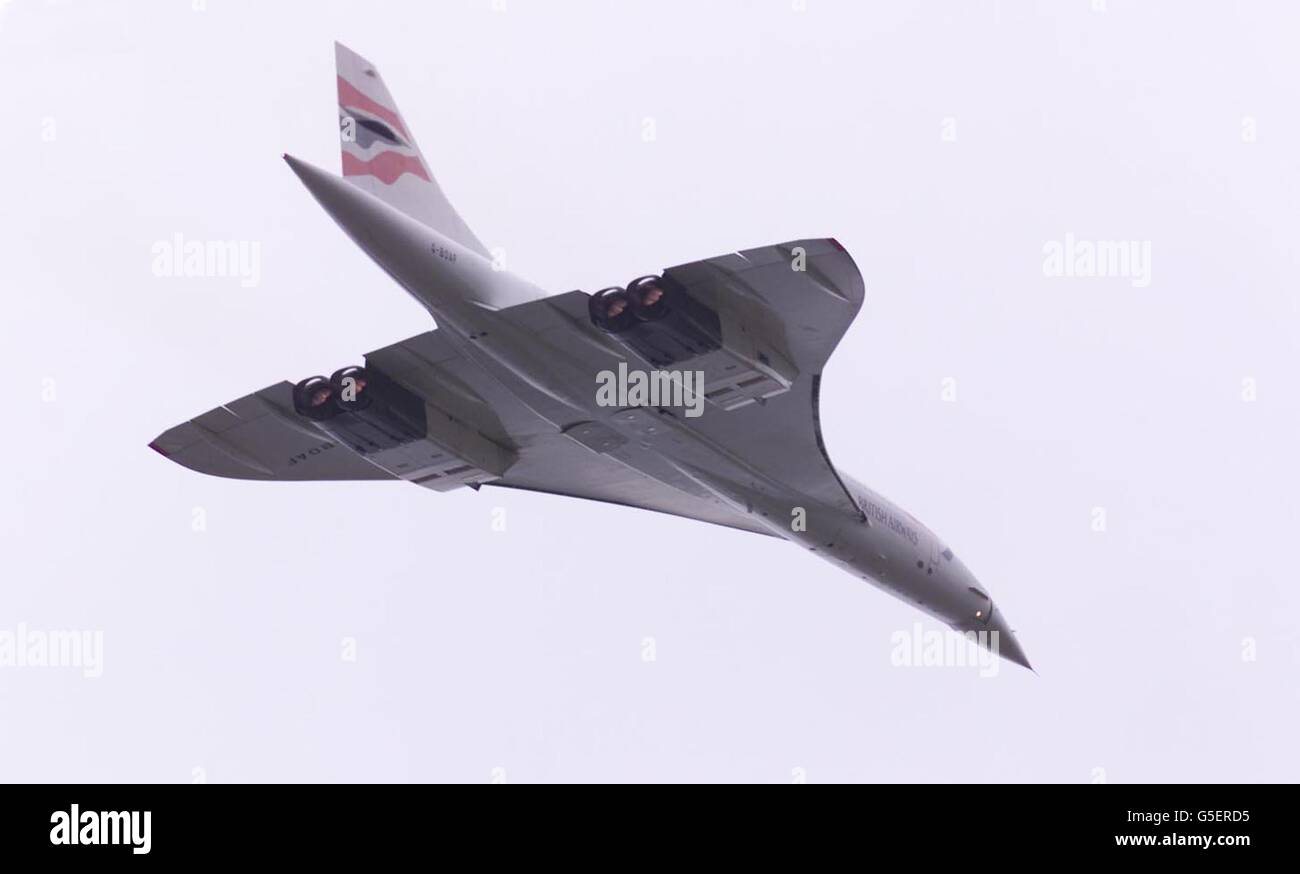 Concorde test flight Stock Photo: 106661217 - Alamy