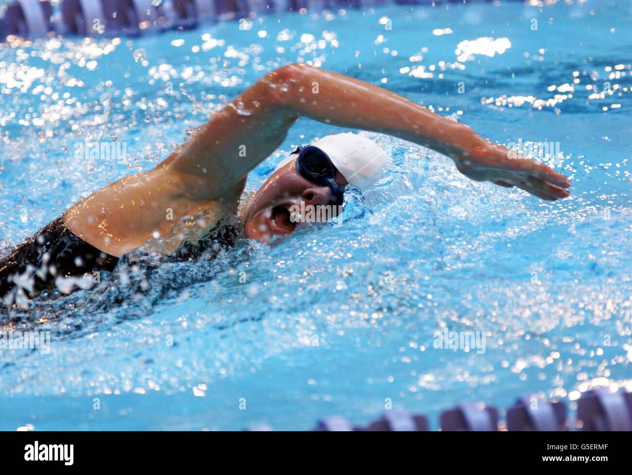 Olympic gold medalist Stephanie Cook swims into second place in her ...