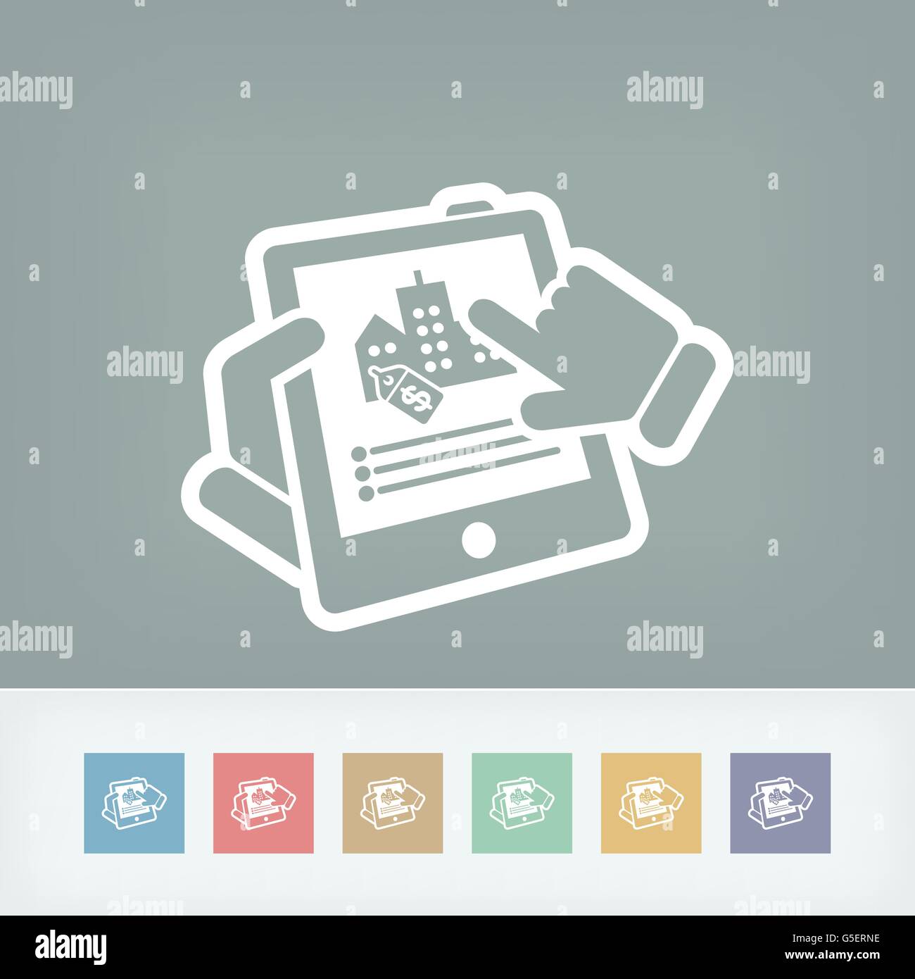 Real estate website Stock Vector Image & Art - Alamy
