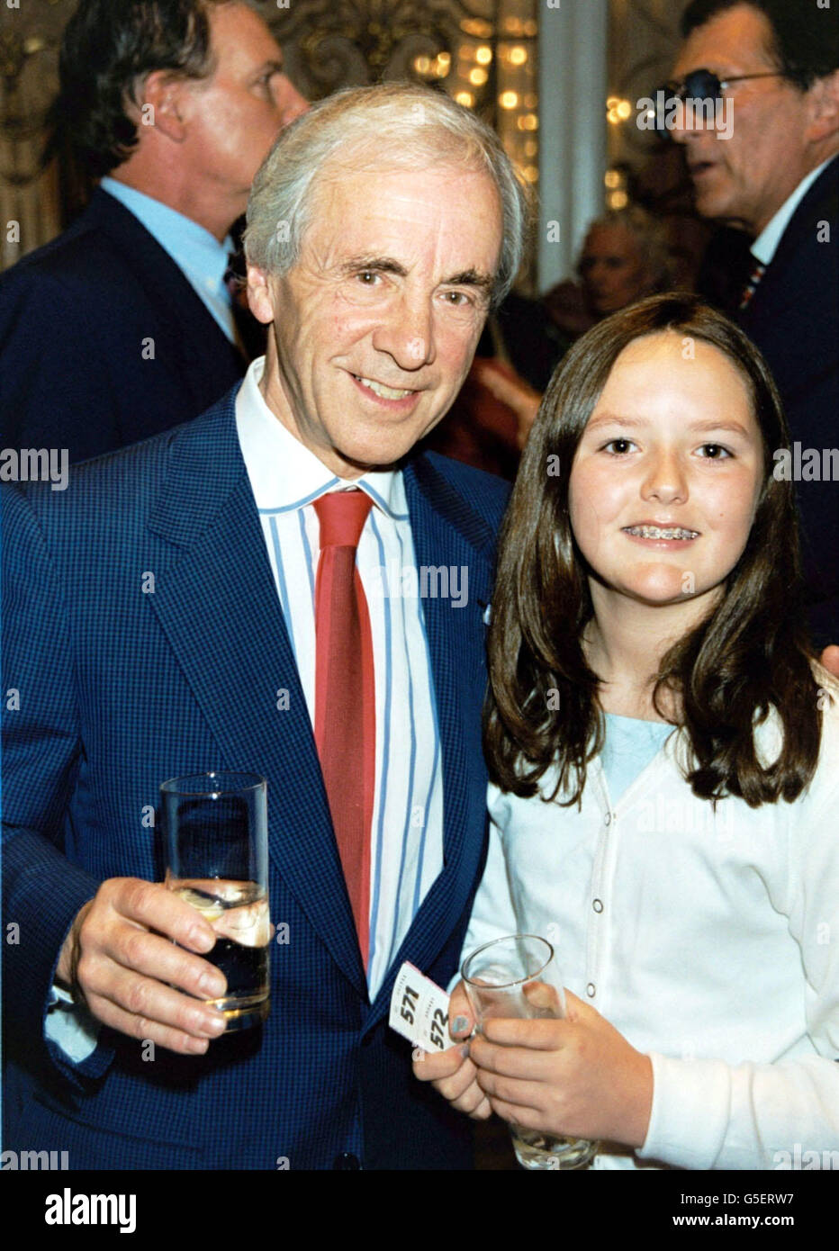Actor Andrew Sachs during Comic Heritage's tribute lunch for Sir Norman ...