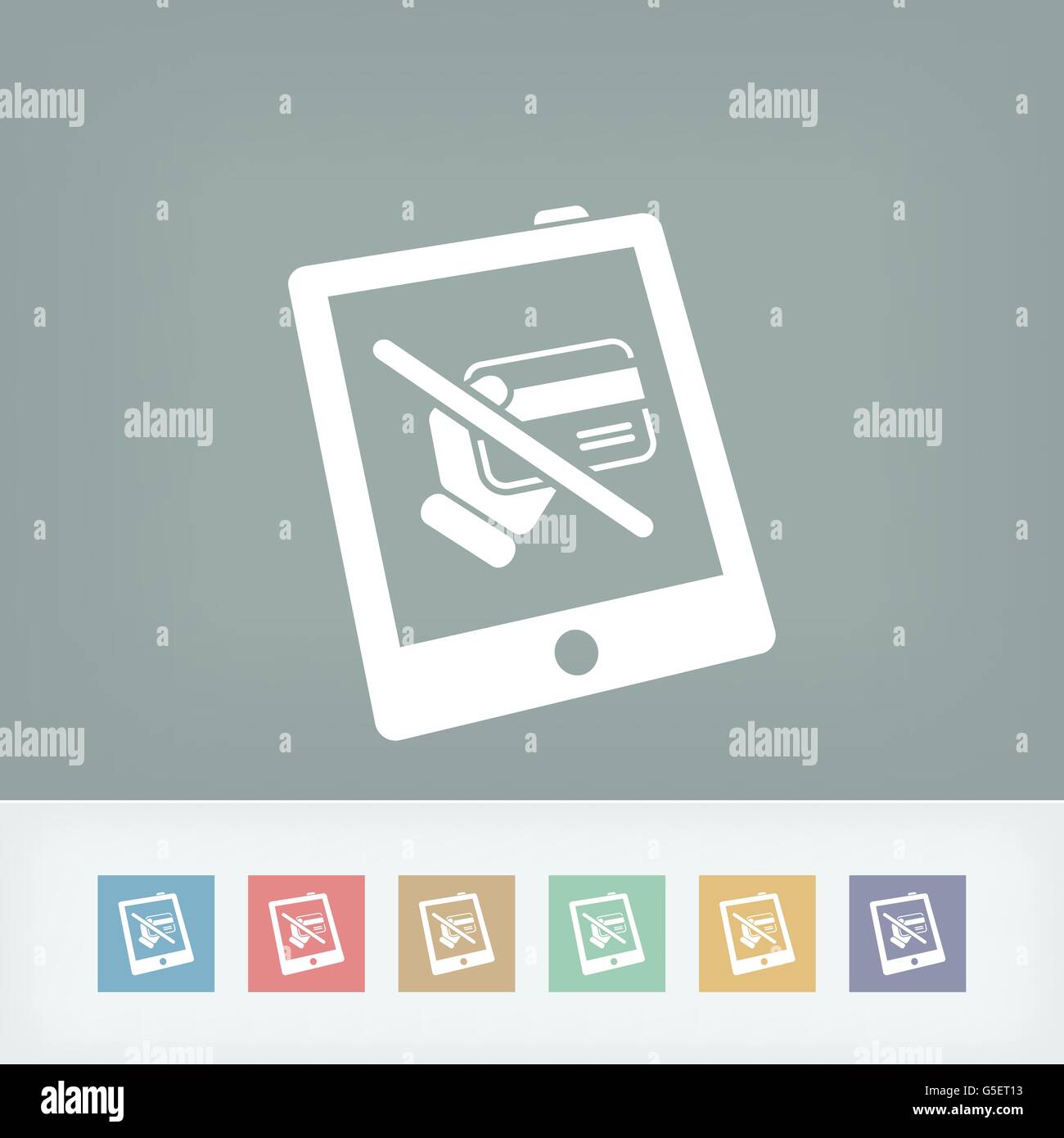 Credit card rejected Stock Vector Image & Art - Alamy