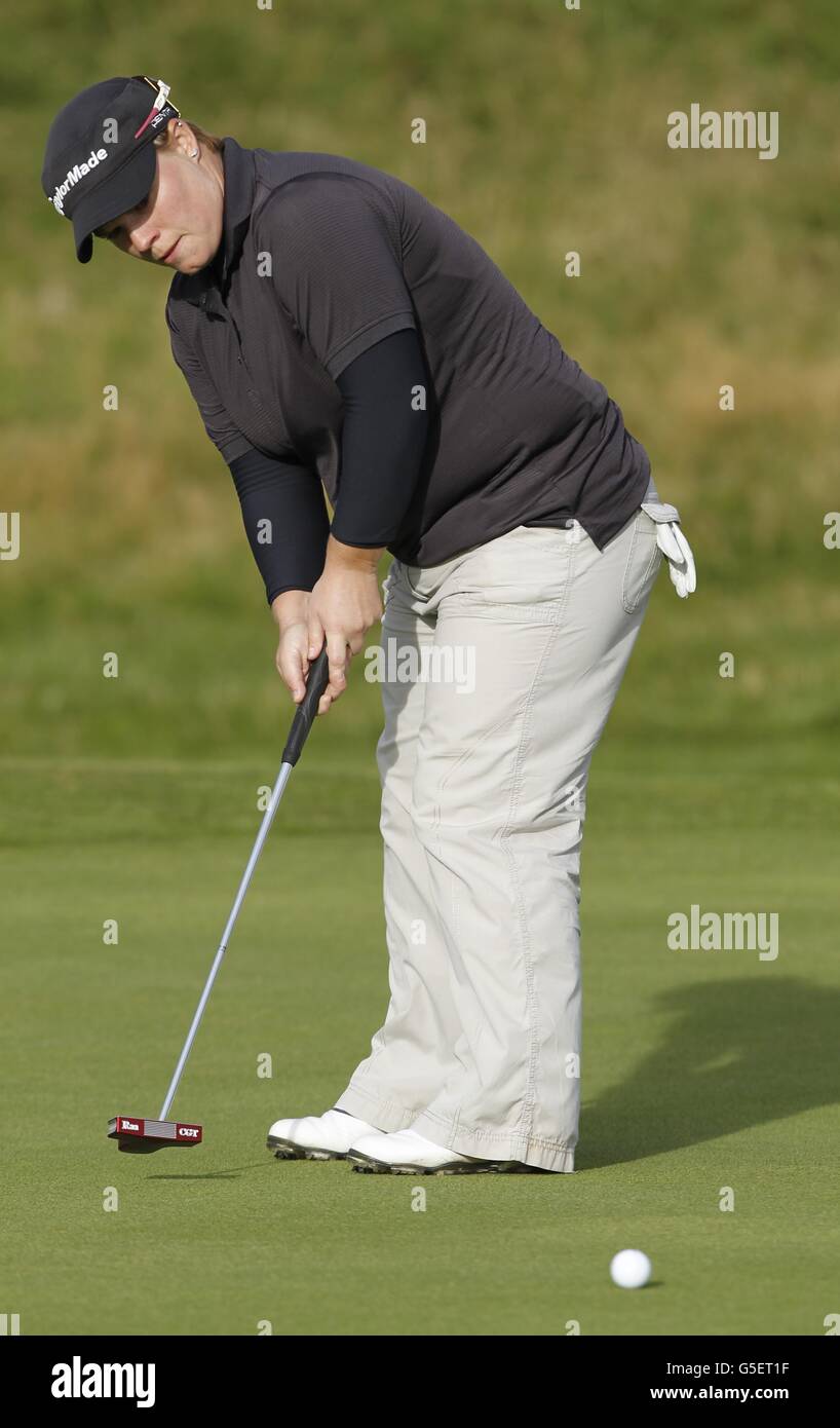 Wales' Lydia Hall during day four of the Ricoh Women's British Open at ...