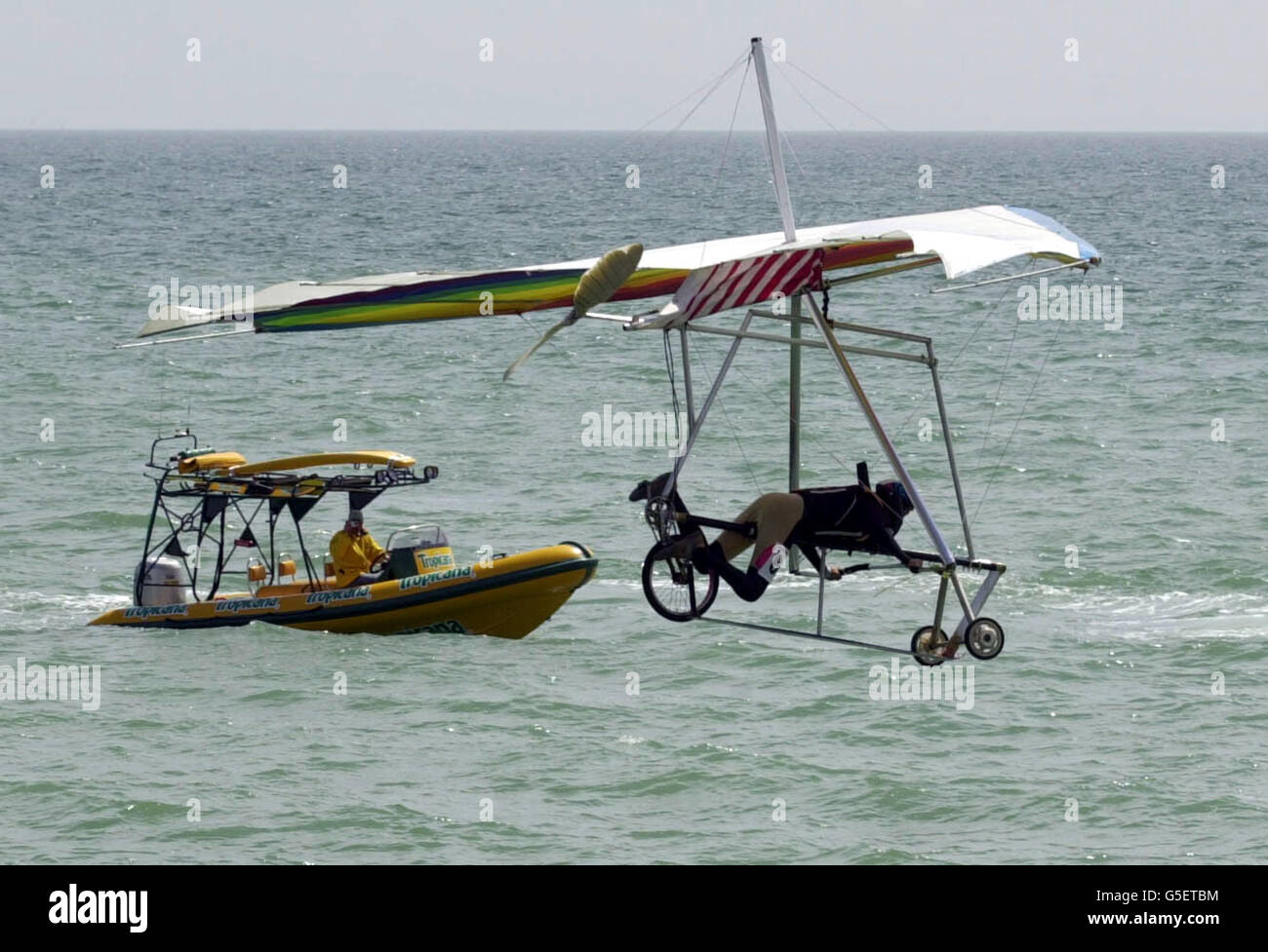 Weird odd quirky bizarre flying handglider hi-res stock photography and ...