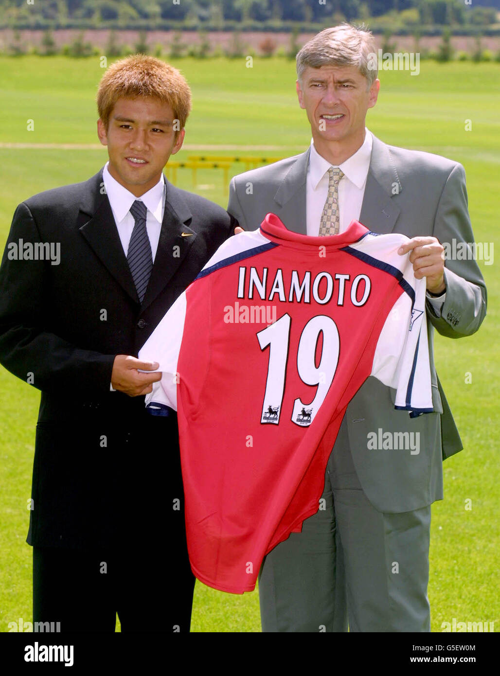 Arsenal signing Gamba Osaka Stock Photo - Alamy