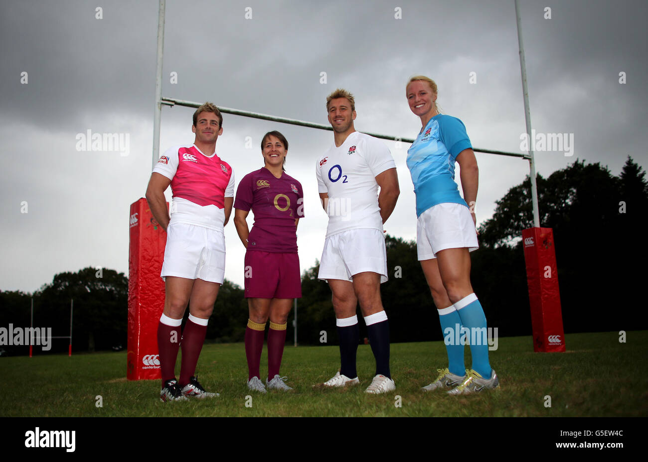 Rugby Union - England Kit Launch - Drybrook Rugby Club Stock Photo - Alamy