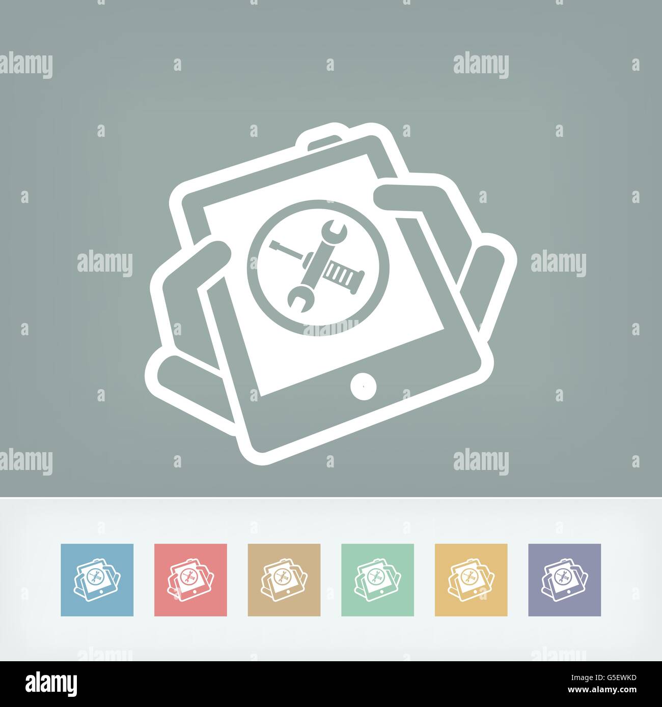 Touchscreen device setting Stock Vector Image & Art - Alamy