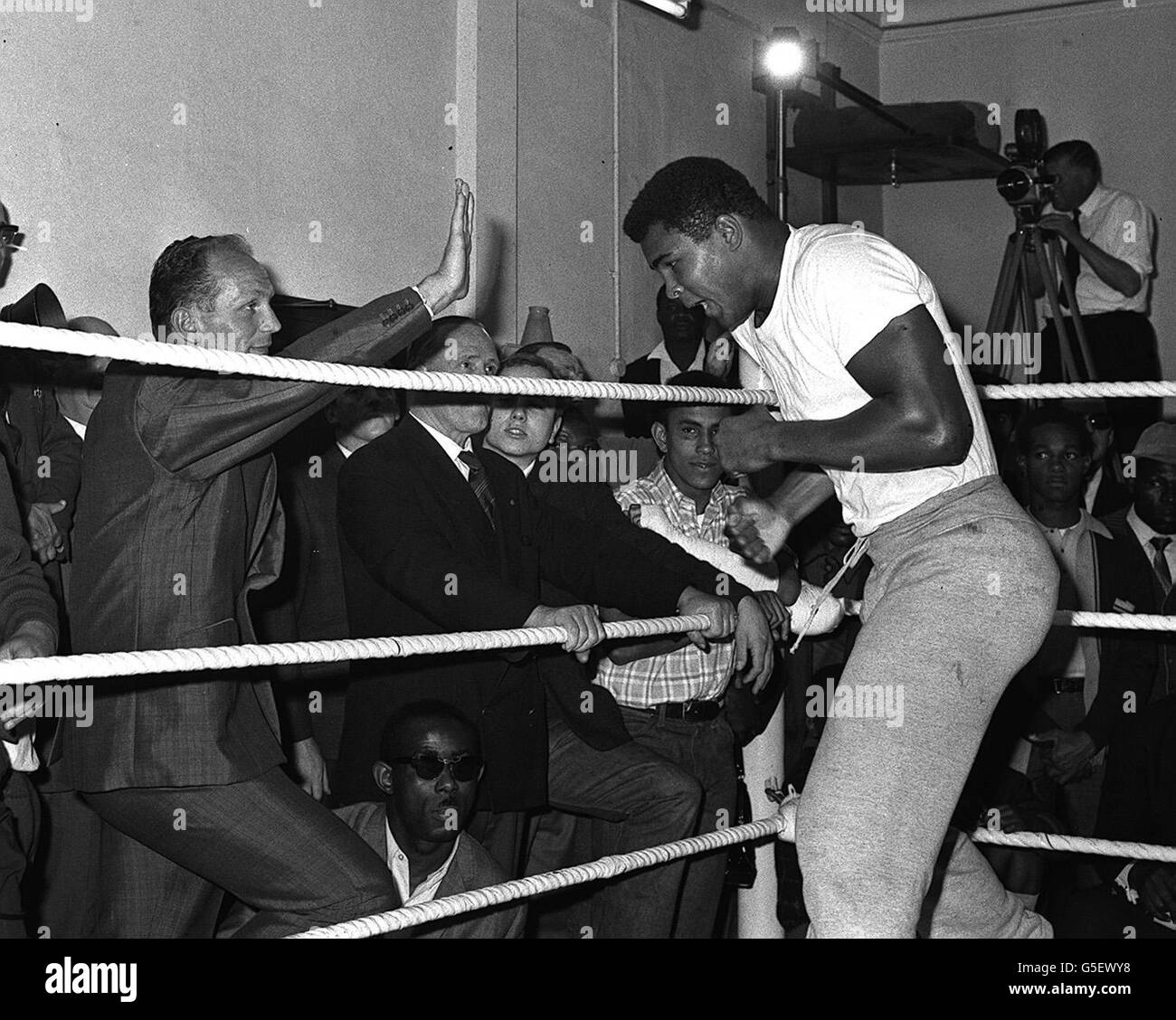 Muhammad Ali Cassius Clay Training High Resolution Stock Photography ...