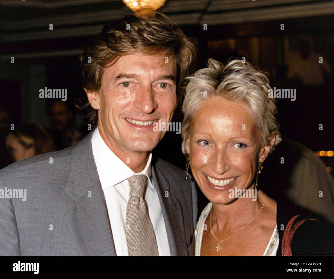 Actor Nigel Havers and his wife Polly, arrive at the Wyndham Theatre ...