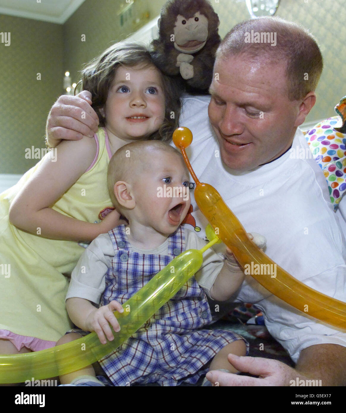 Former Olympic Boxing Gold Medalist Michael Carruth, with his children ...