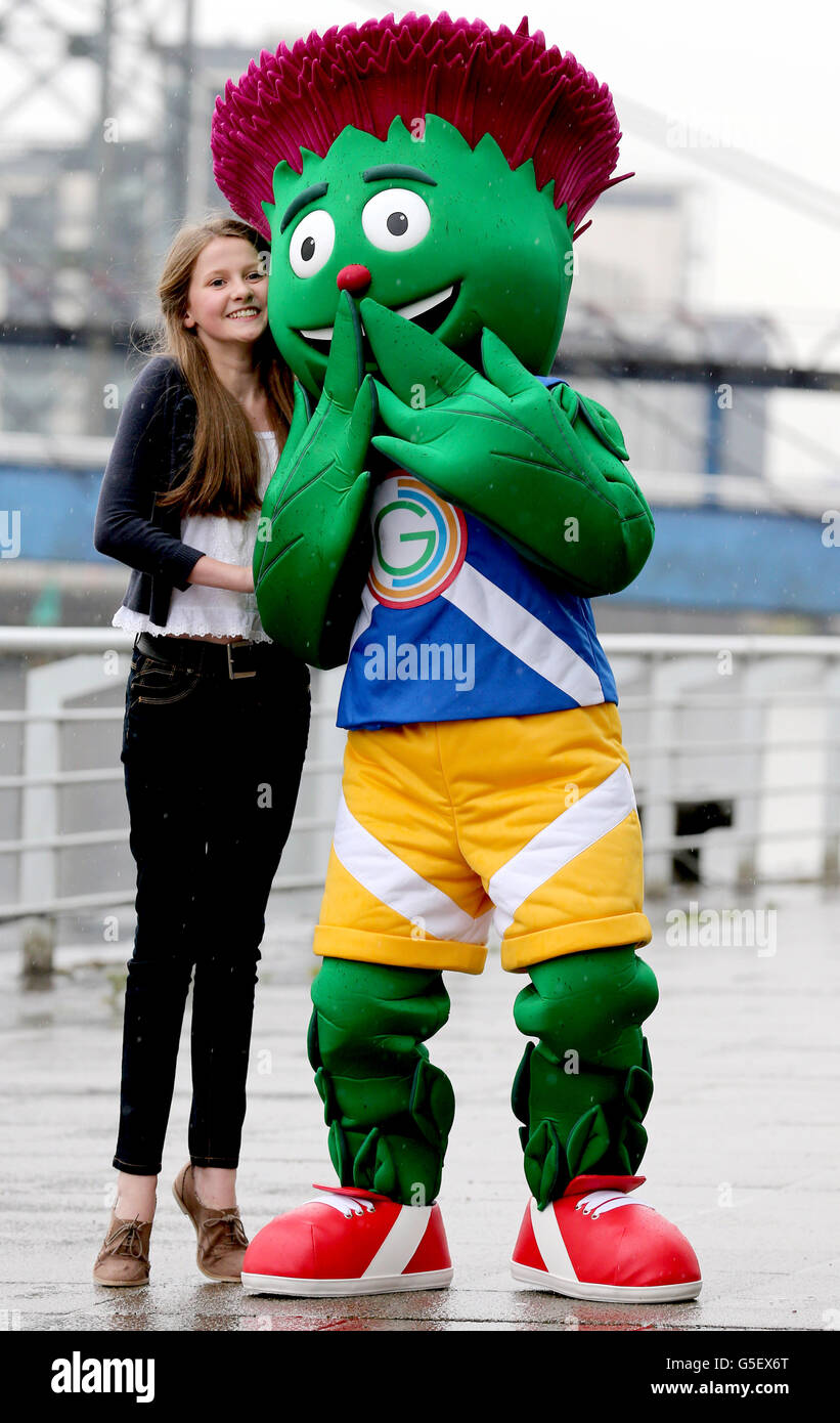 The Glasgow Commonwealth Games 2014 mascot Clyde is unveiled at a ...