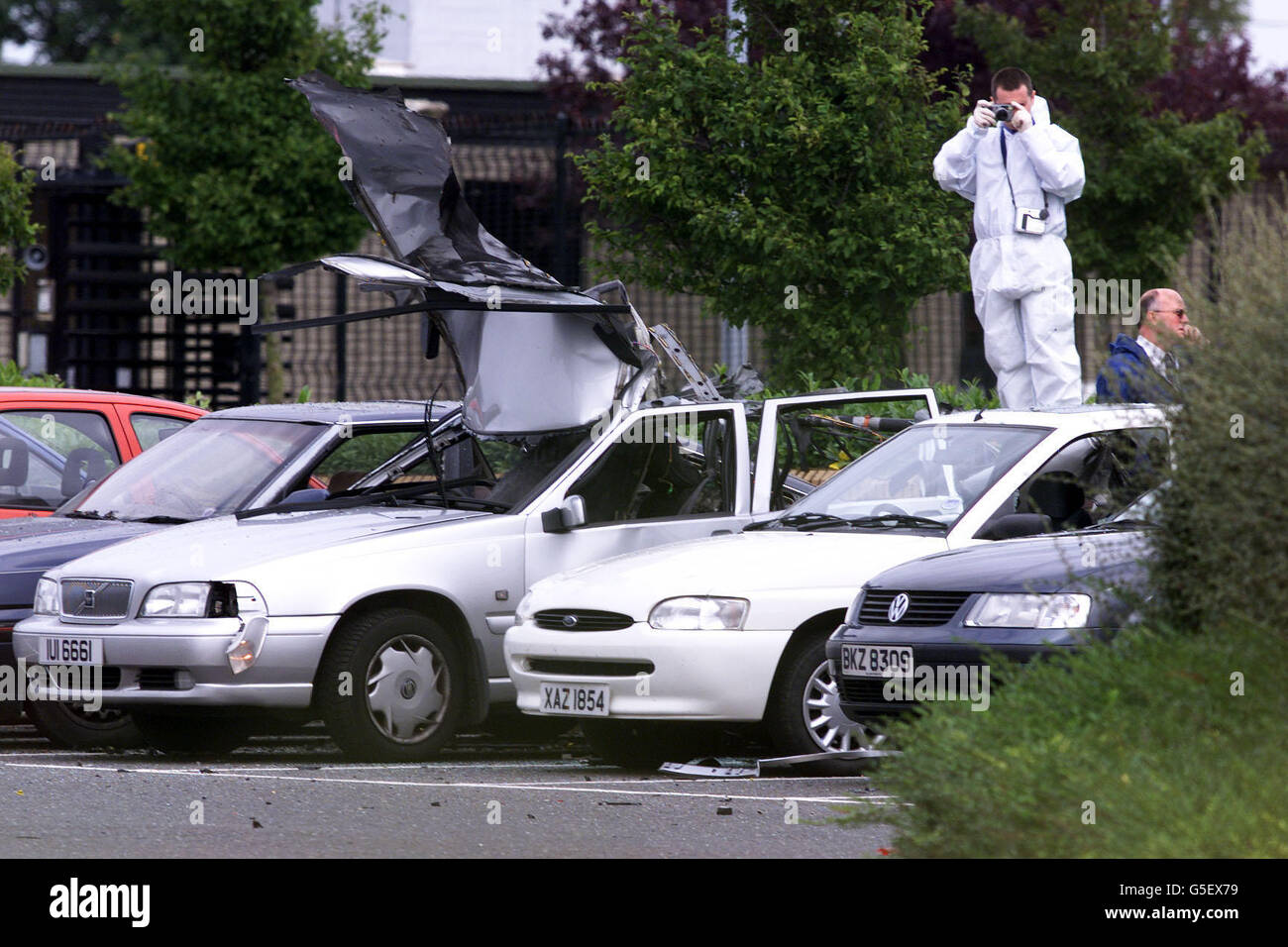 Ulster bomb alert Stock Photo - Alamy