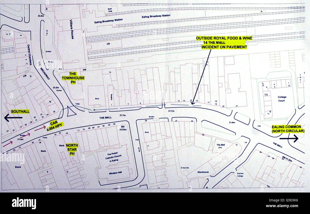 Ealing common map hi-res stock photography and images - Alamy