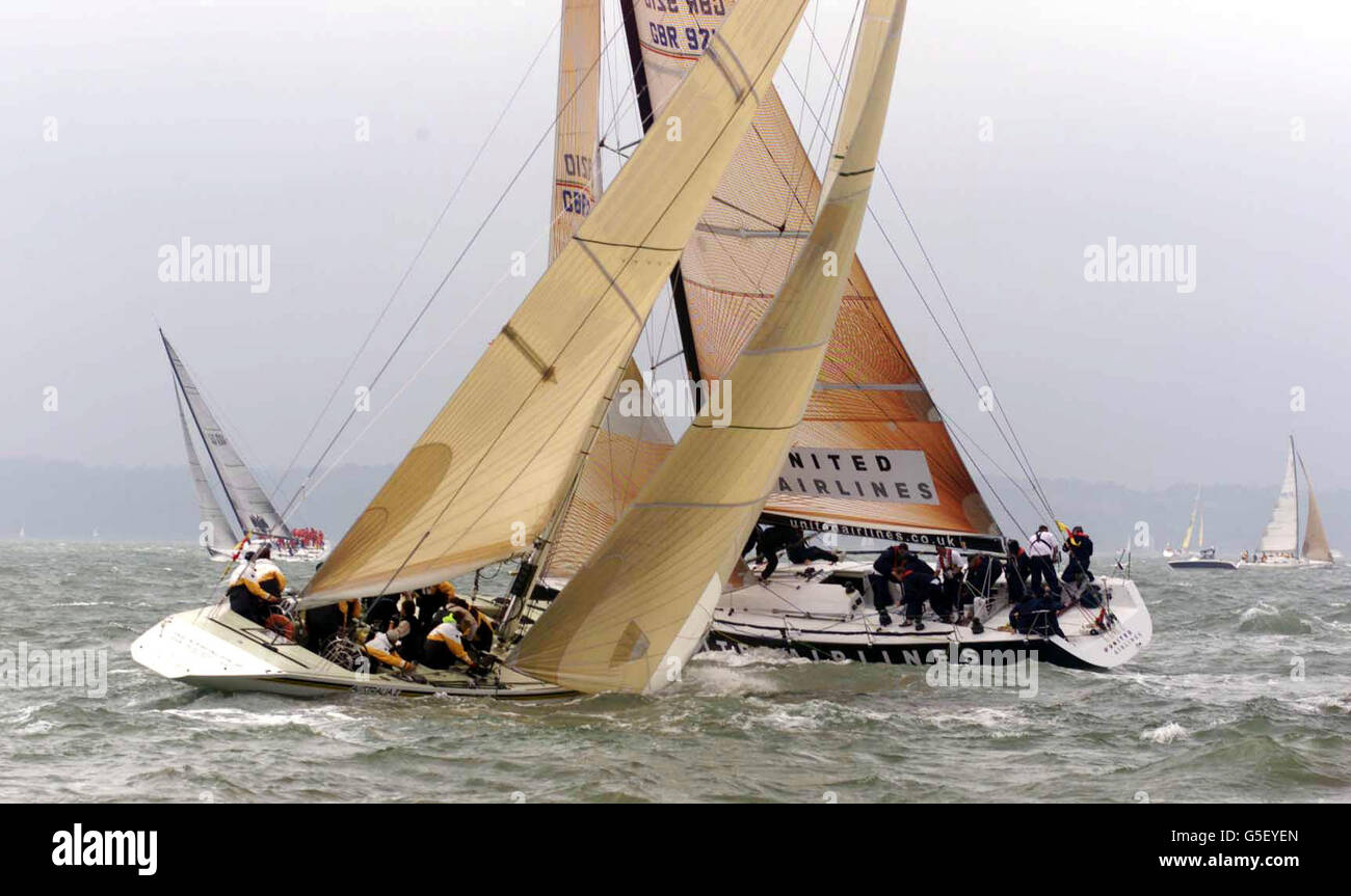 Australia II Cowes sailing week Stock Photo - Alamy