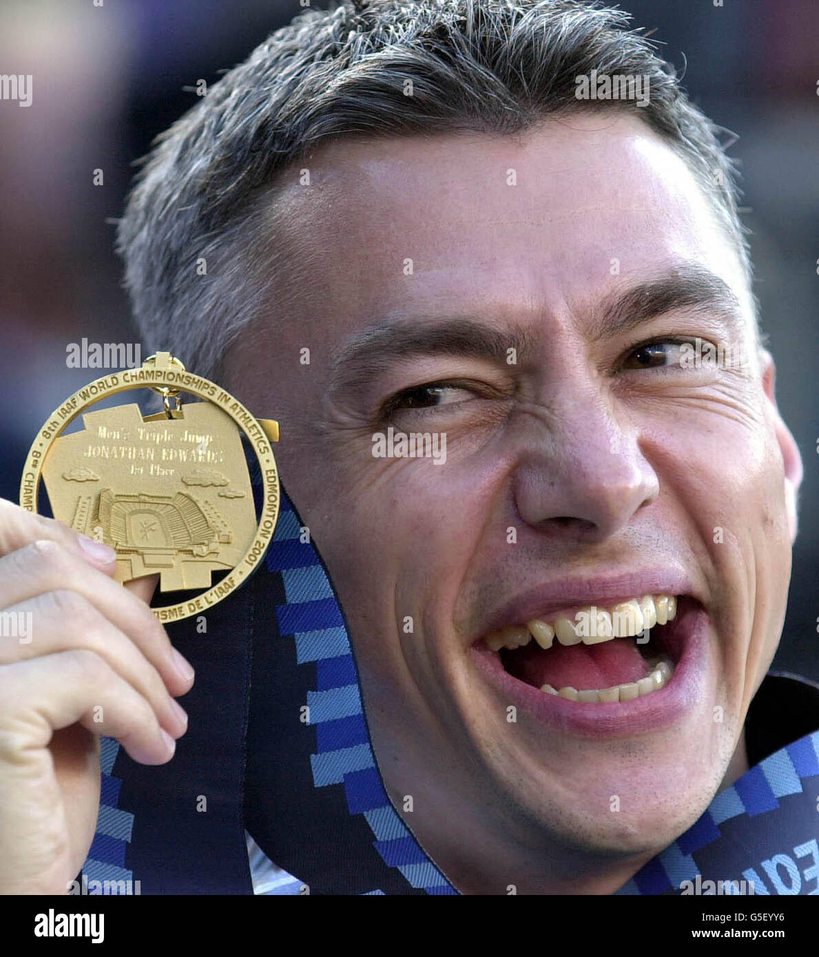 Edwards World Athletics Championships Stock Photo - Alamy