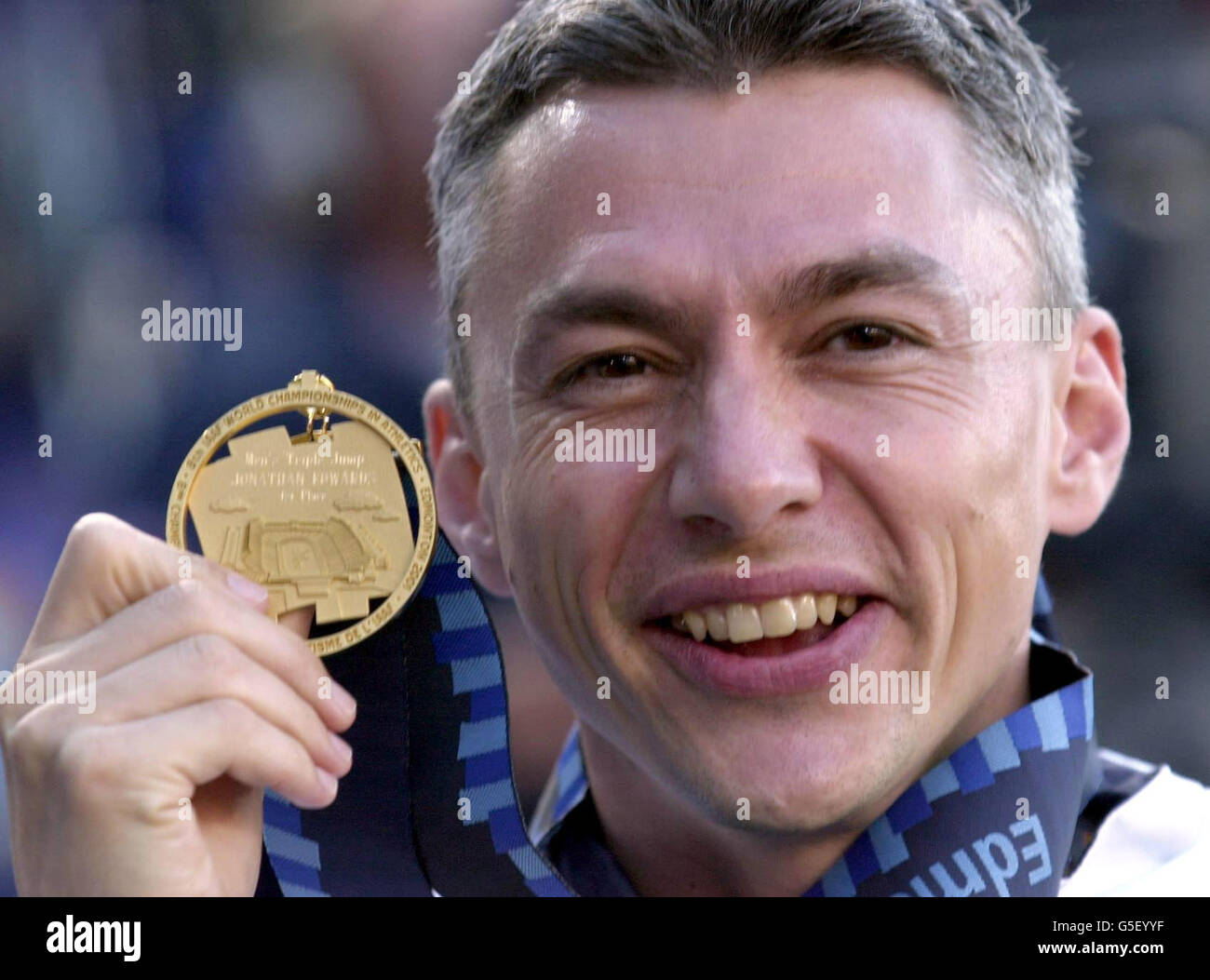 Edwards World Athletics Championships. Great Britain's Jonathan Edwards ...