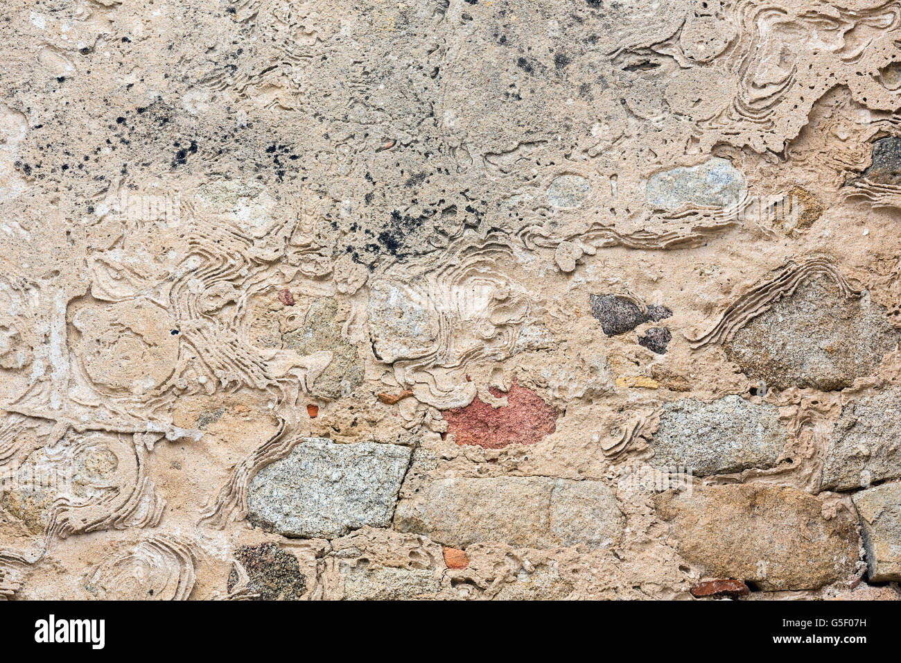 Stony wall close up, background Stock Photo - Alamy