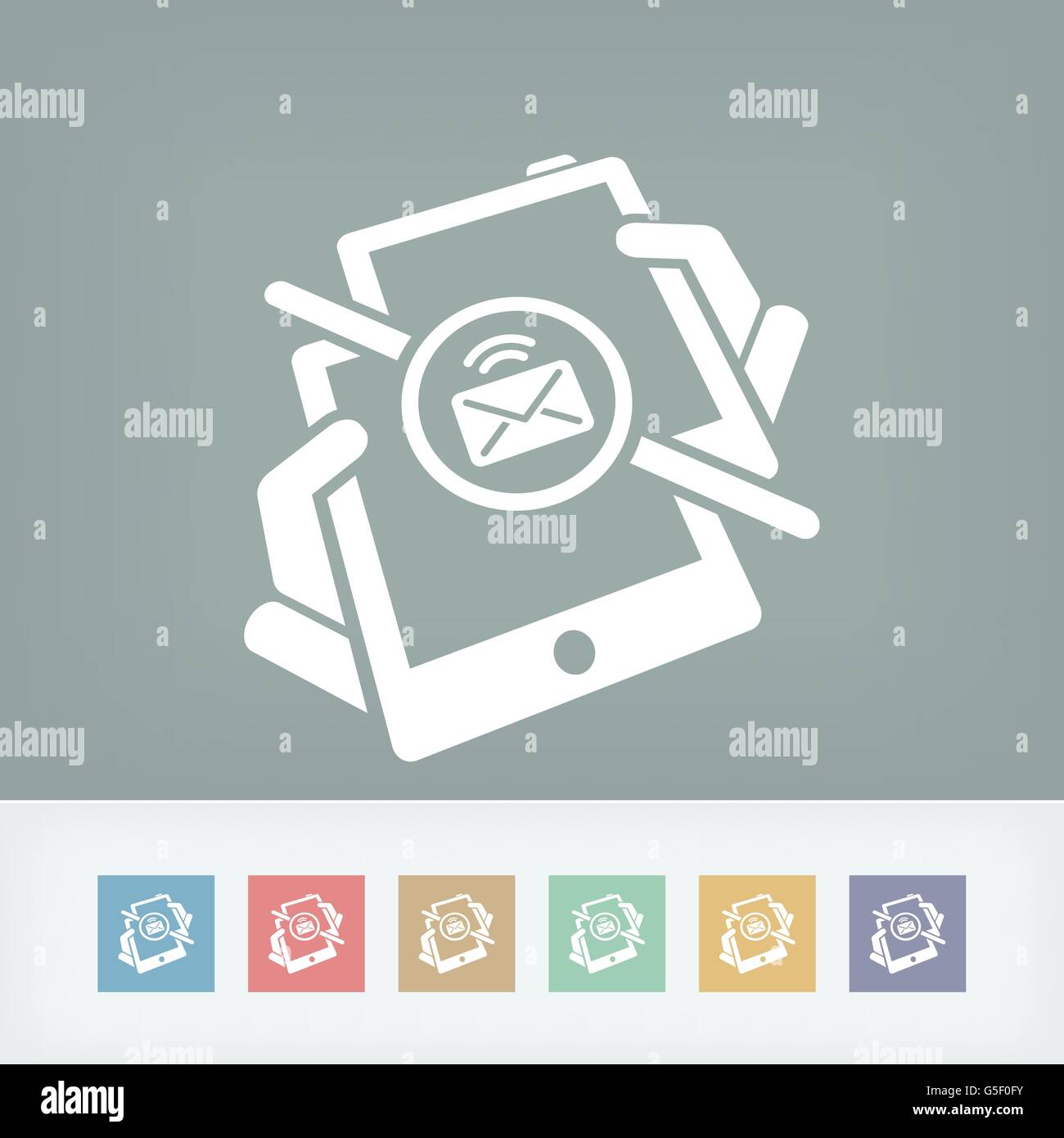 Message sending icon Stock Vector Image & Art - Alamy