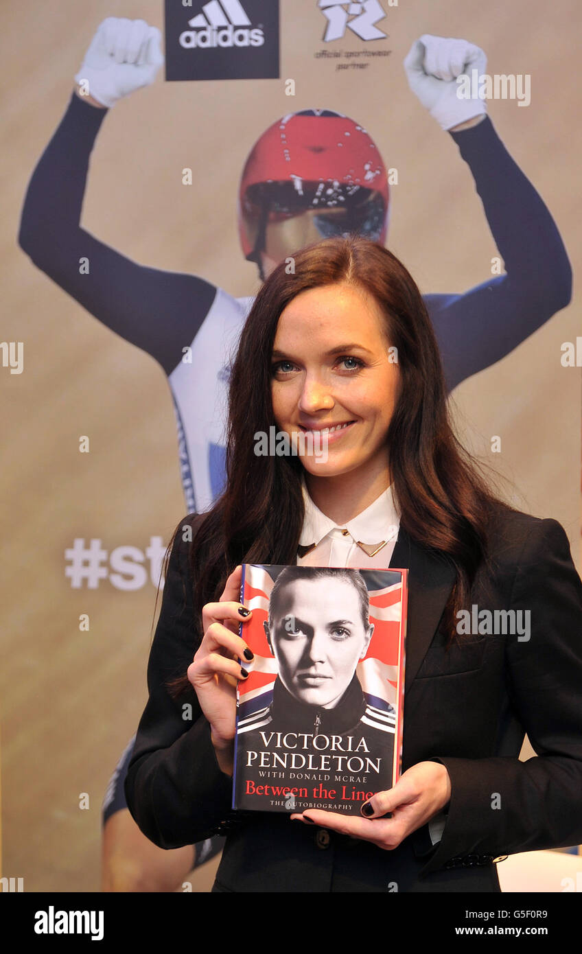 Victoria Pendleton the team GB Olympic Gold Medal winning Cyclist, with ...