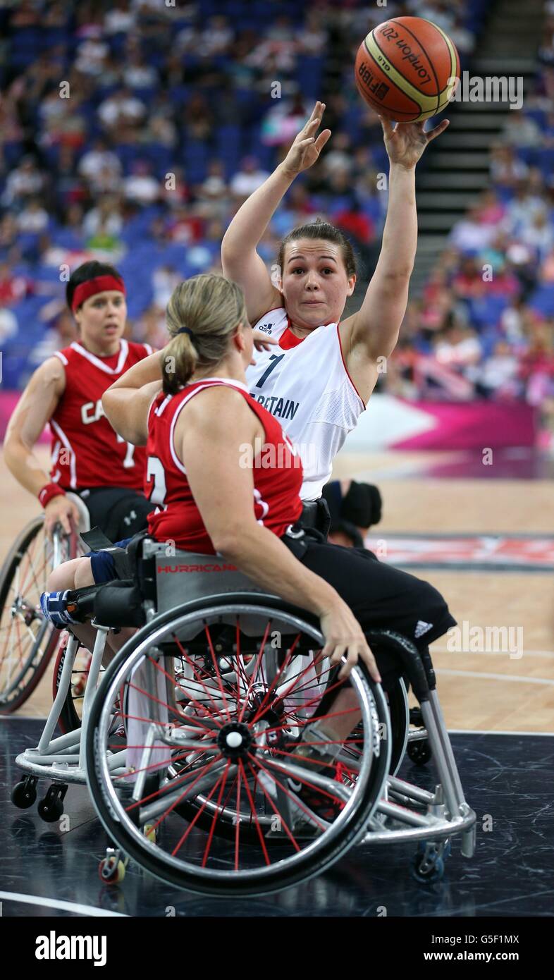 Great Britain's Helen Freeman during the Women's Wheelchair Basketball ...