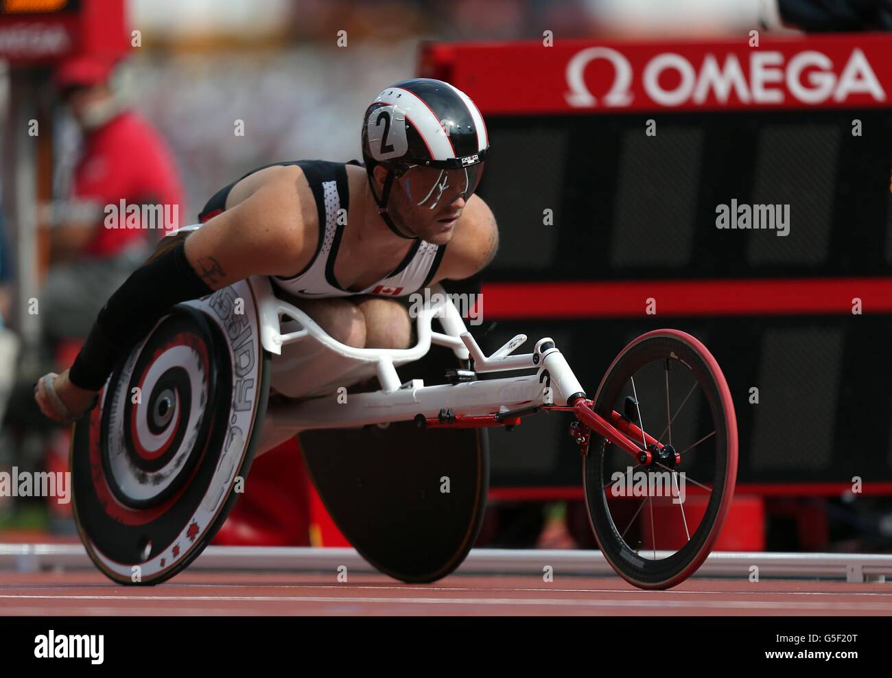 London Paralympic Games, Day 5. Josh Cassidy, Canada Stock Photo - Alamy