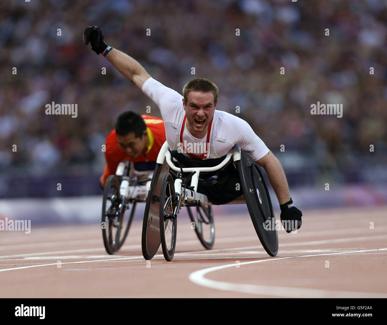 London Paralympic Games - Day 5. Great Britain's Mickey Bushell ...