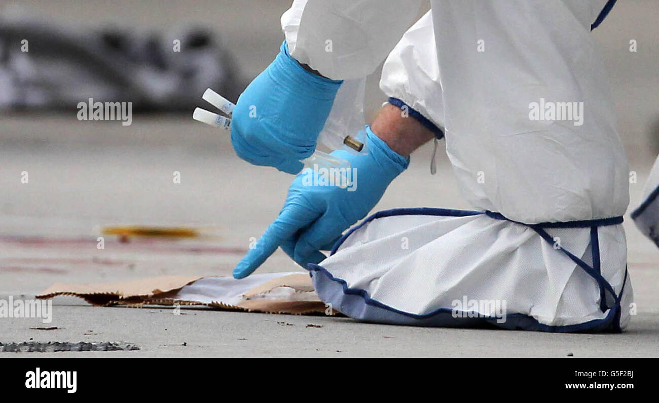 Gun attack death Stock Photo - Alamy