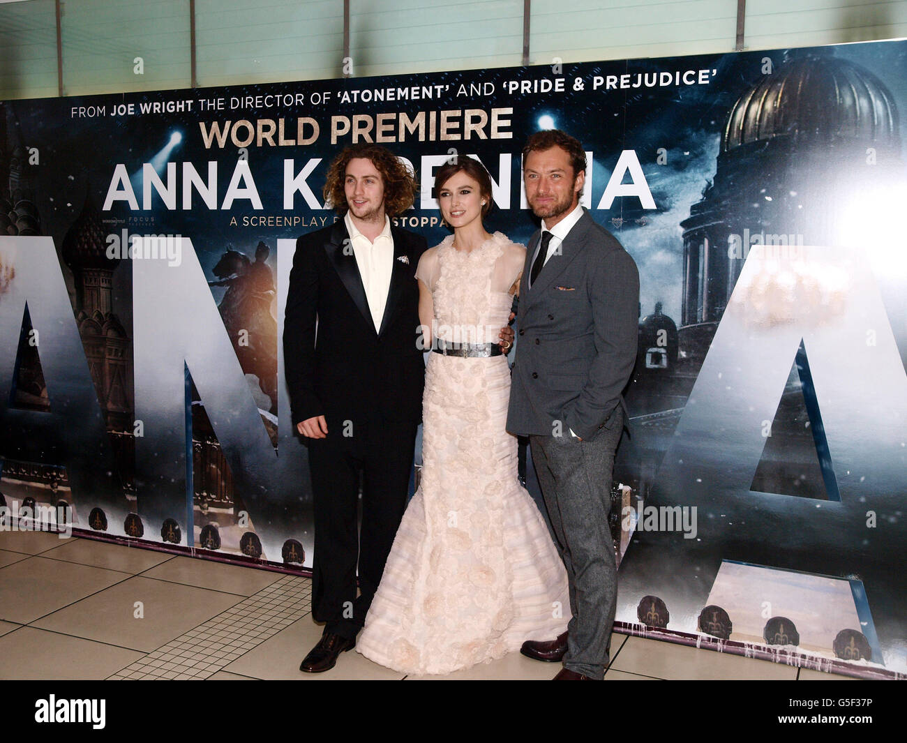 Aaron taylor johnson anna karenina hi-res stock photography and images - Alamy