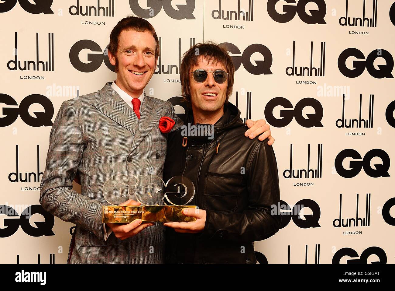 Liam Gallagher with Lifetime Achievement Award Winner Bradley Wiggins ...