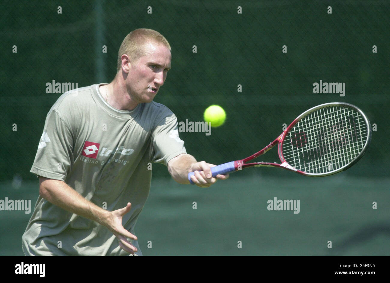 Wimbledon lee practice hi-res stock photography and images - Alamy