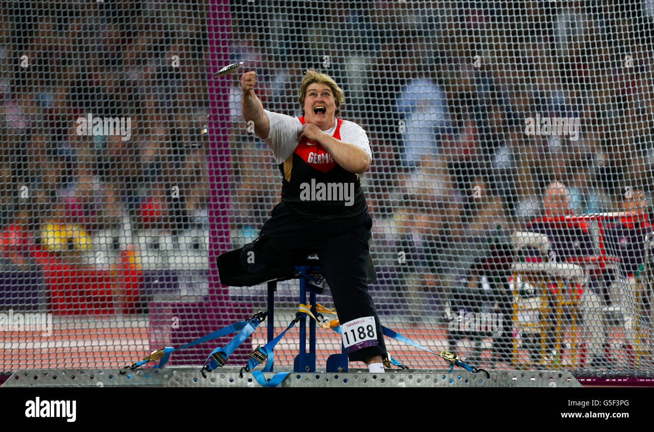 Germany's Ilke Wyludda who has competed in both the able bodied ...