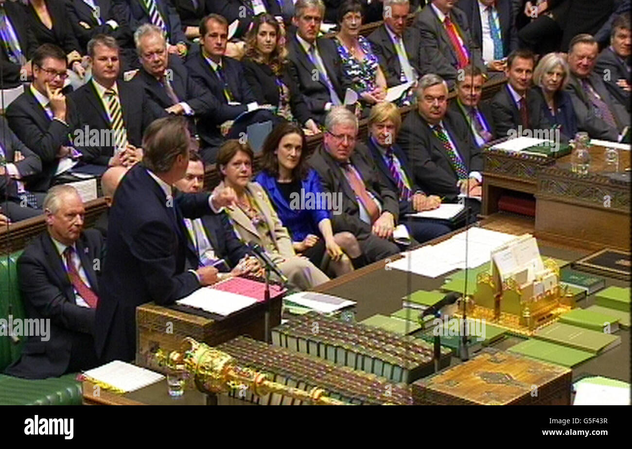 Prime Minister's Questions Stock Photo - Alamy