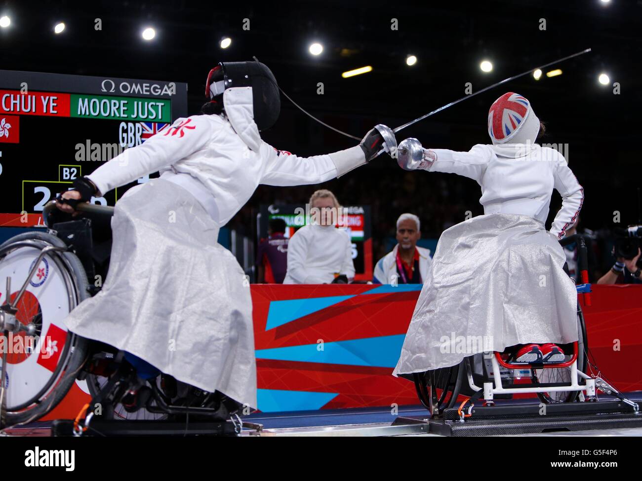 Great Britain's Gemma Collis (right) in action against Hong Kong's Chui ...