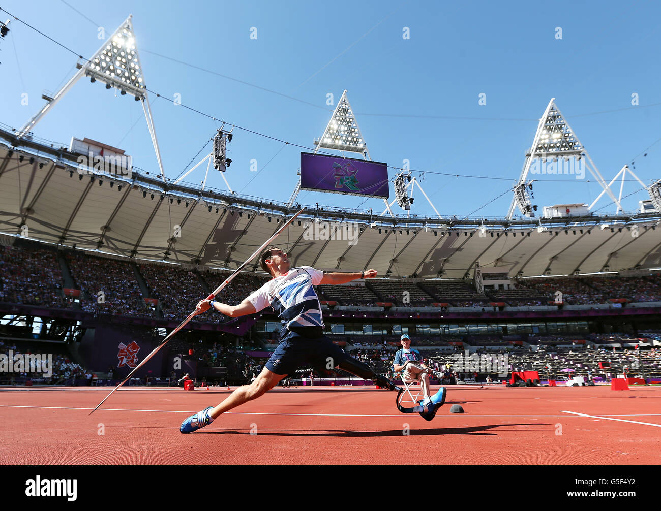 London Paralympic Games - Day 9. Great Britain's Scott Moorhouse during ...