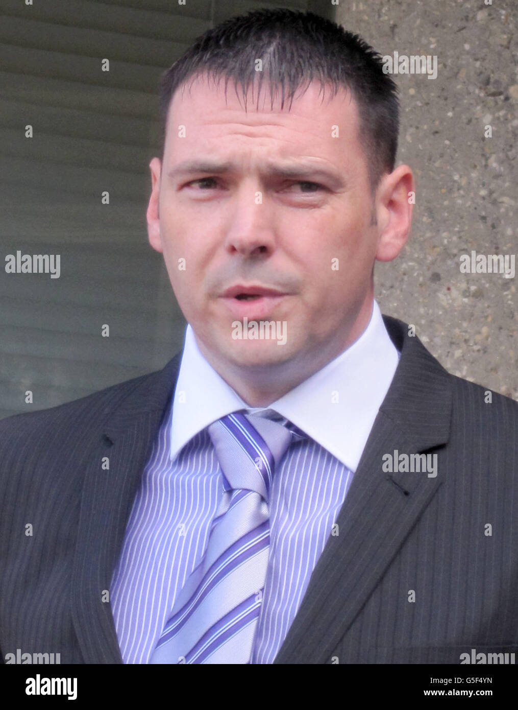 William Roney speaks following the inquest into the death of his ...