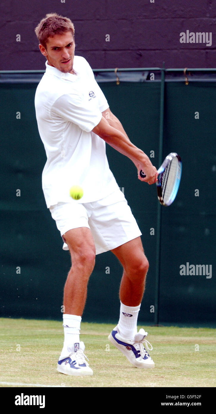 Nicholas Escude Wimbledon Stock Photo - Alamy