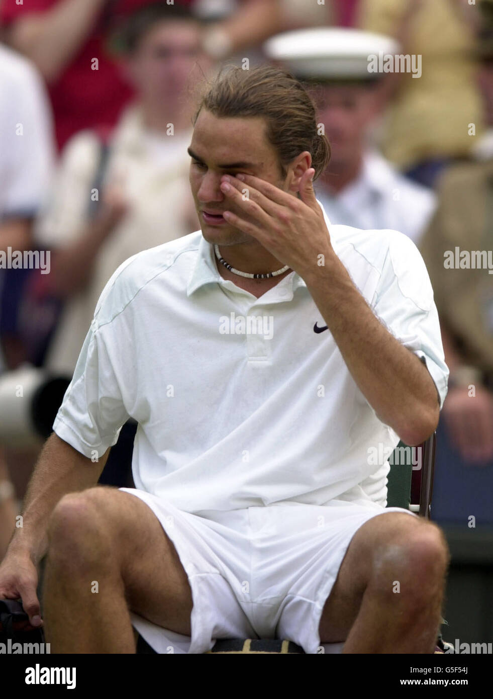 Wimbledon 2001 federer hi-res stock photography and images - Alamy