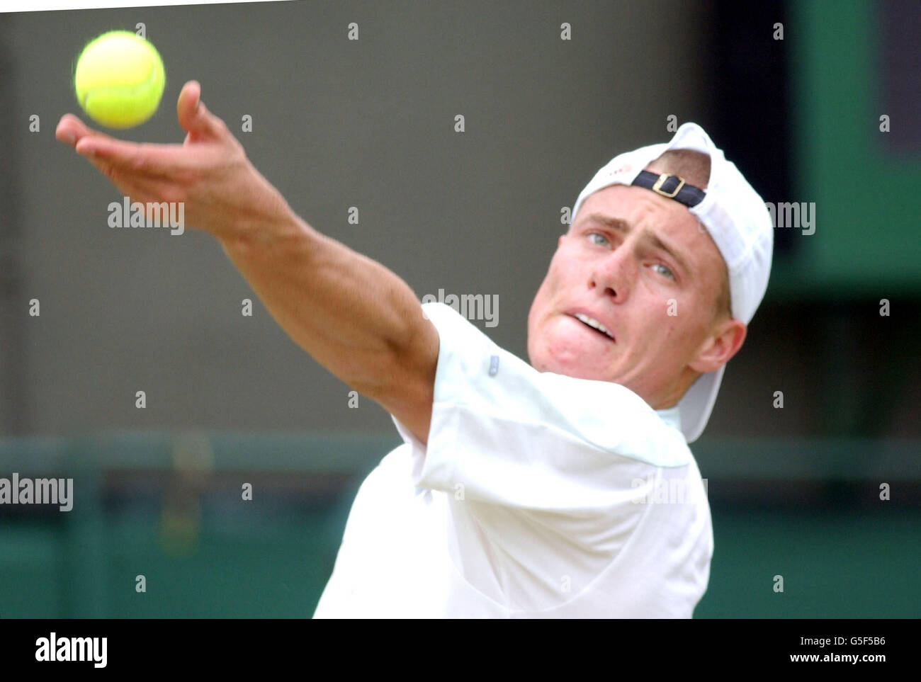 Tennis serving lleyton hewitt hi-res stock photography and images - Alamy