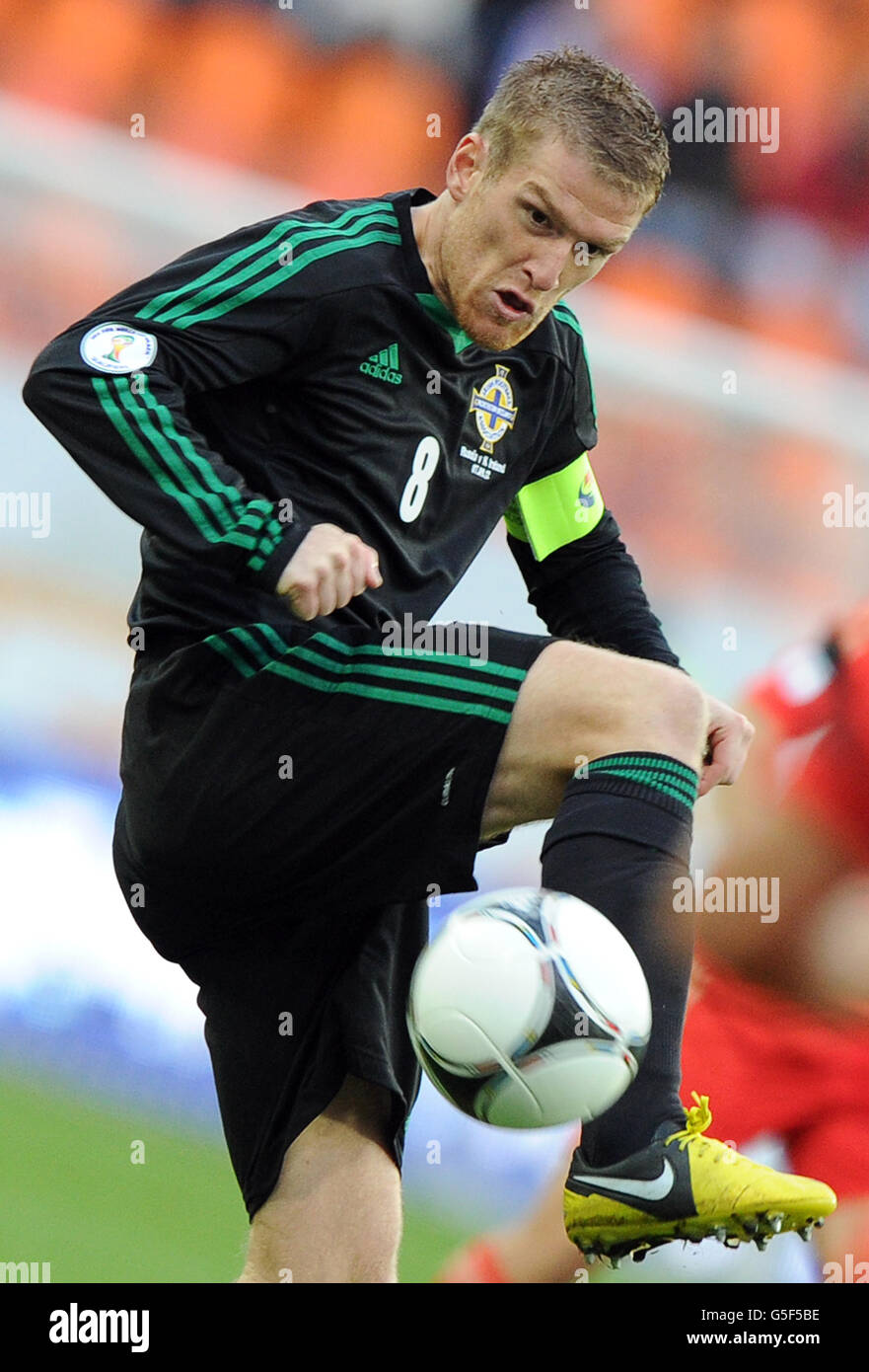 Northern Ireland's Steven Davis in action during the 2014 FIFA World ...