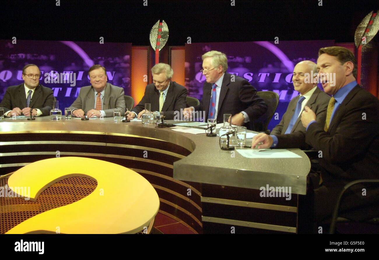 The five challengers for the Conservative party leadership, (l/r ...