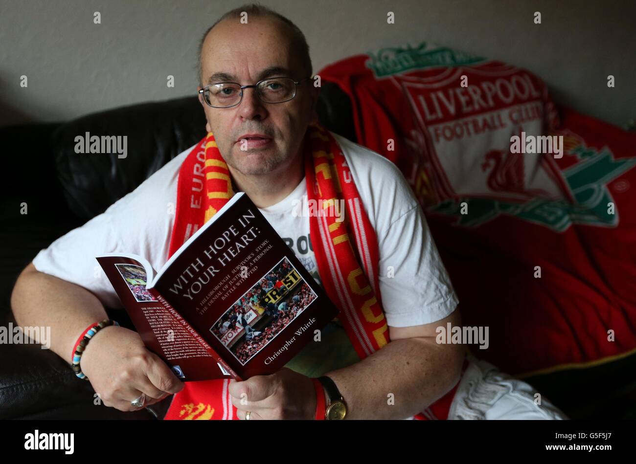 51 year-old Chris Whittle at his family home in Burnley Stock Photo - Alamy