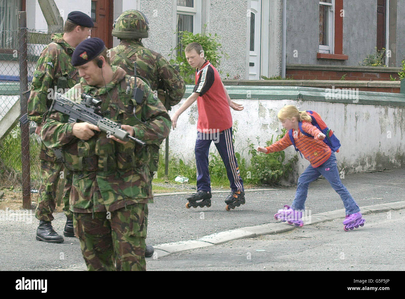 Ulster Drumcree march Stock Photo - Alamy