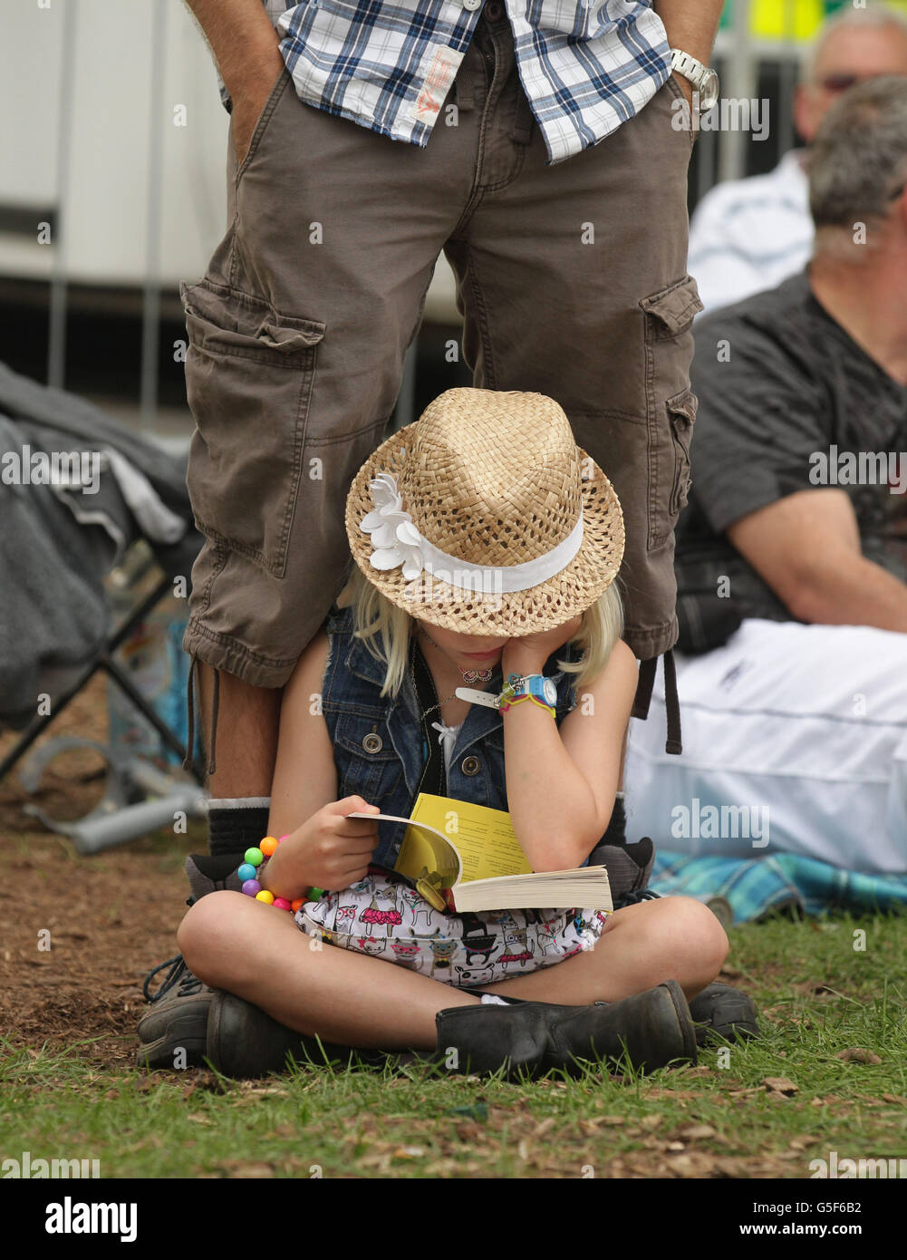 The crowd at the BBC Radio 2 Live concert in Hyde Park, central London ...
